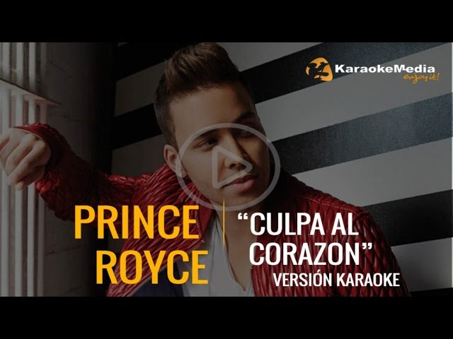 Prince Royce - Culpa Al Corazon (Karaoke)